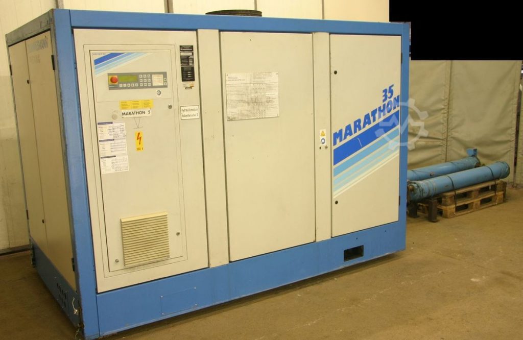 Used Second Hand Mannesmann Demag 350WS Screw Compressor 35 1 m min ...