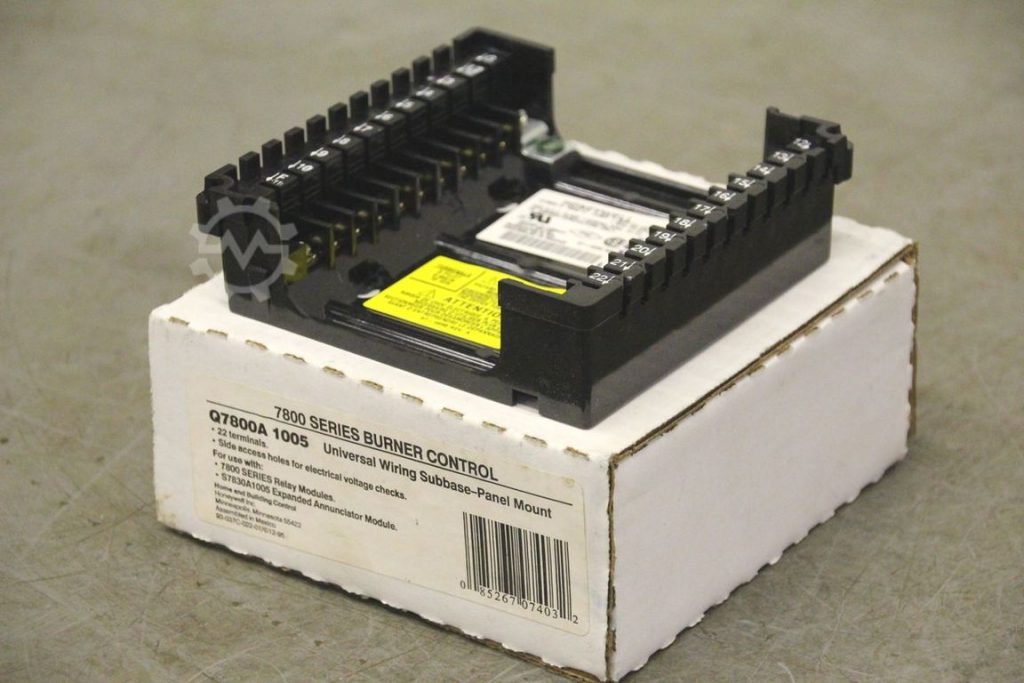 Used Second Hand Honeywell Q7800A 1005 Universal Wiring Subbase Panel ...